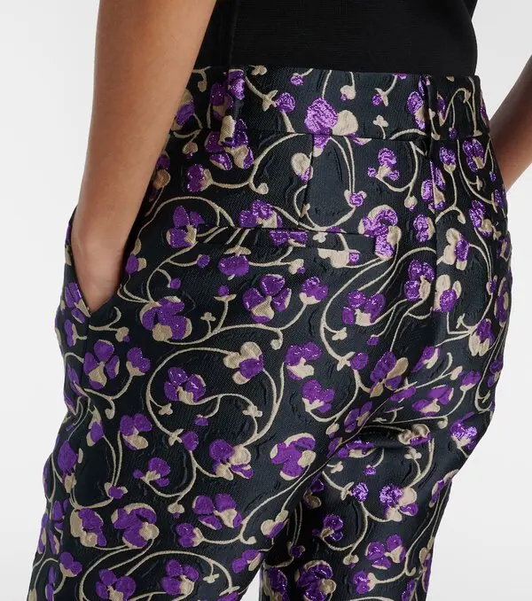 La DoubleJ 24/7 Honeysuckle Jacquard Straight Pants