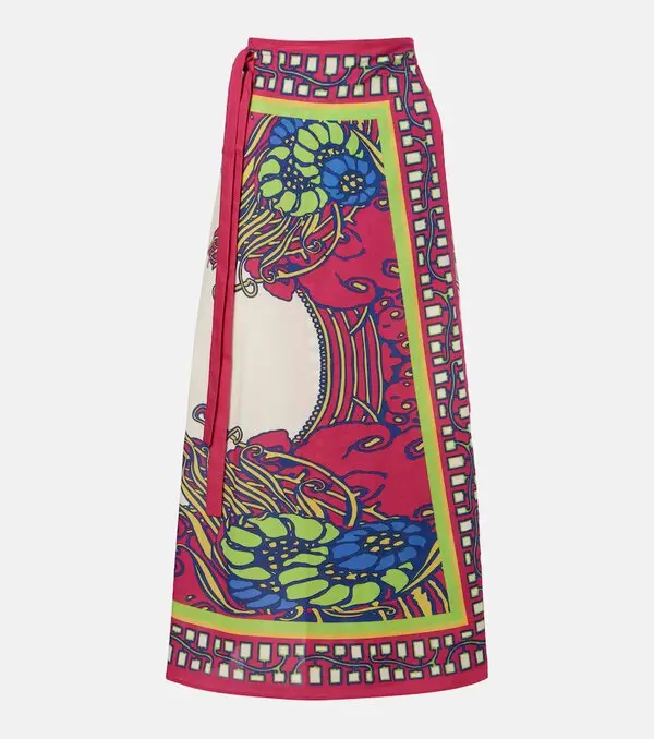 La DoubleJ Lemuria Placée Cotton Beach Cover-up - Multicoloured