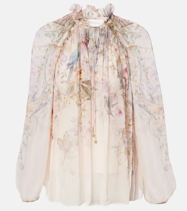 Zimmermann Rebellion Printed Blouse