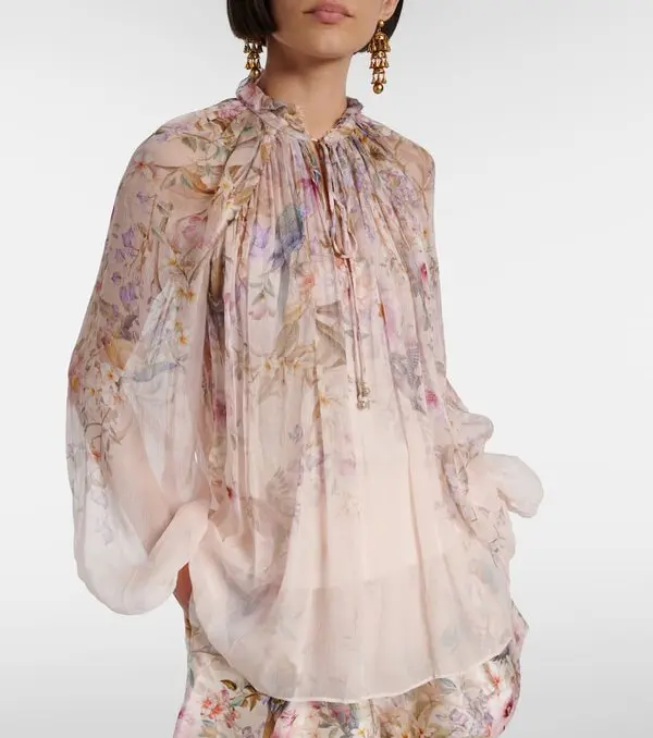 Zimmermann Rebellion Printed Blouse
