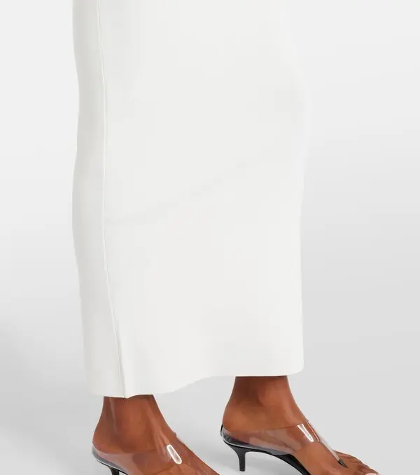 Christopher Esber Jersey Midi Skirt - White