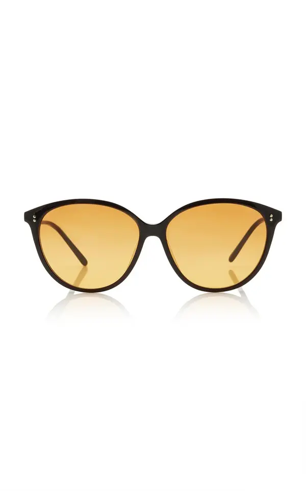 Oliver Spencer Soleau Round-frame Sunglasses - Orange