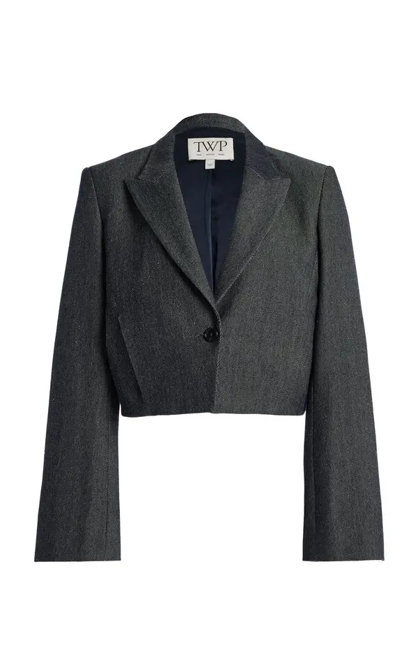 TWP Short Story Cropped Blazer