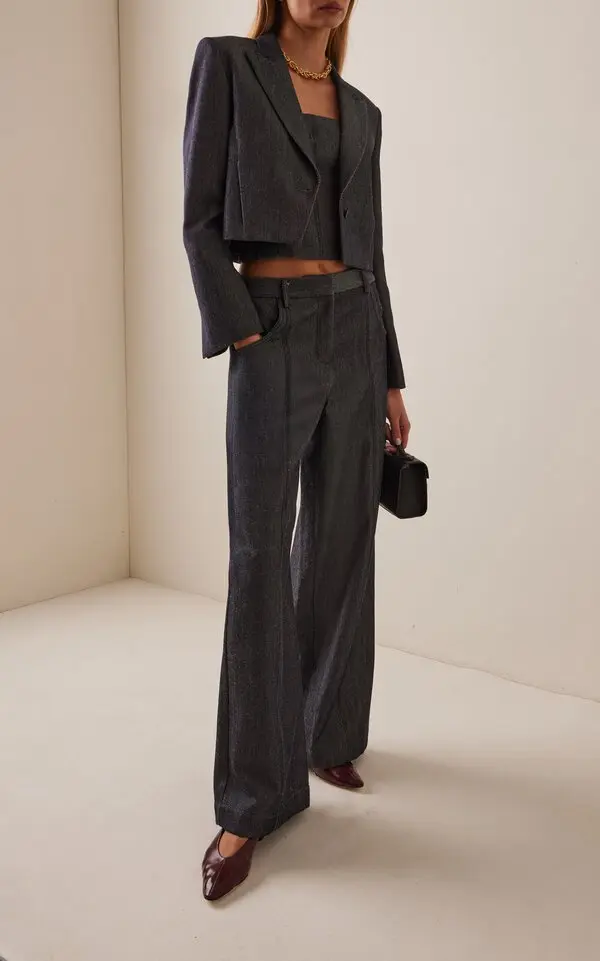 TWP Short Story Cropped Blazer