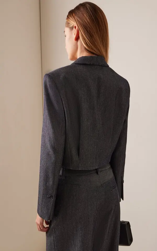 TWP Short Story Cropped Blazer