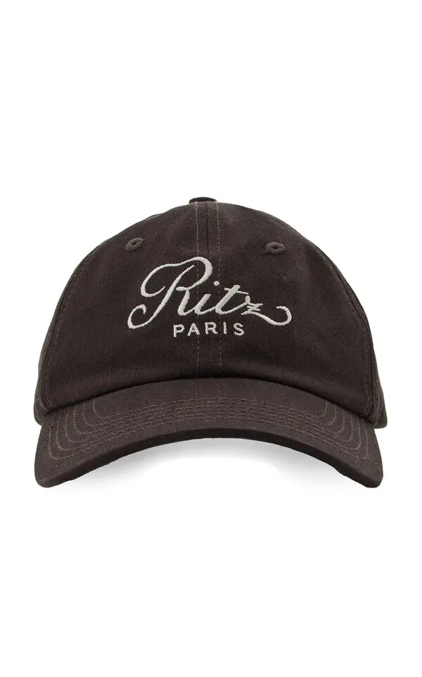 FRAME X Ritz Paris Cotton Baseball Cap - Brown