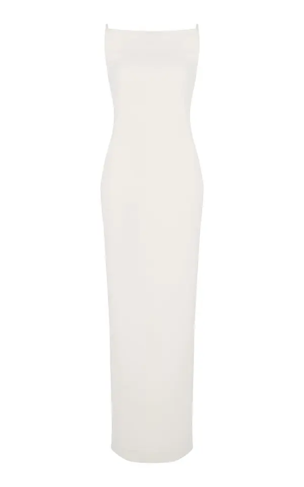 Givenchy Crepe Maxi Dress - Ivory