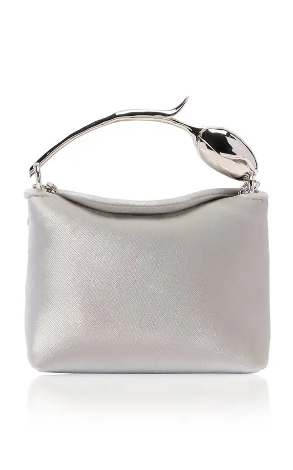 Erdem Micro Bloom Bag - Silver