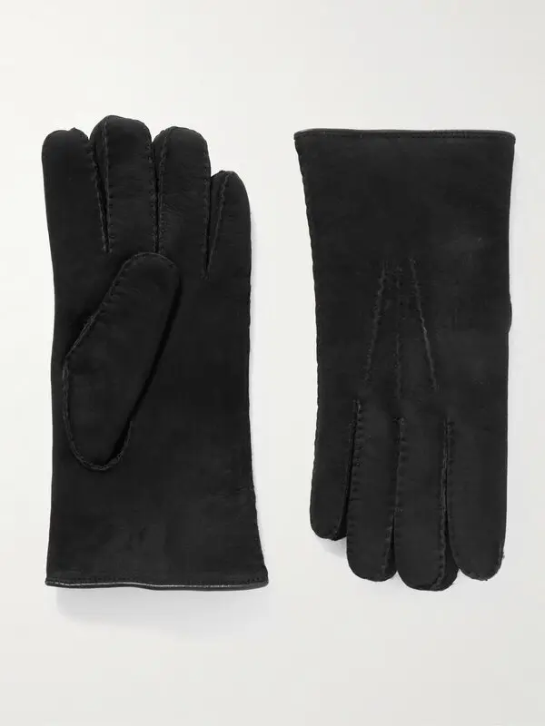 Mr P. Shearling Gloves - Black
