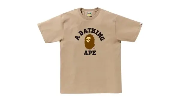 A BATHING APE College Tee Shirt