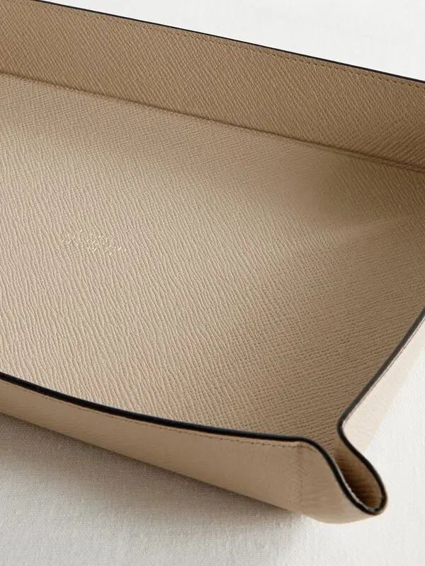 Smythson Panama Large Trinket Tray - Gray