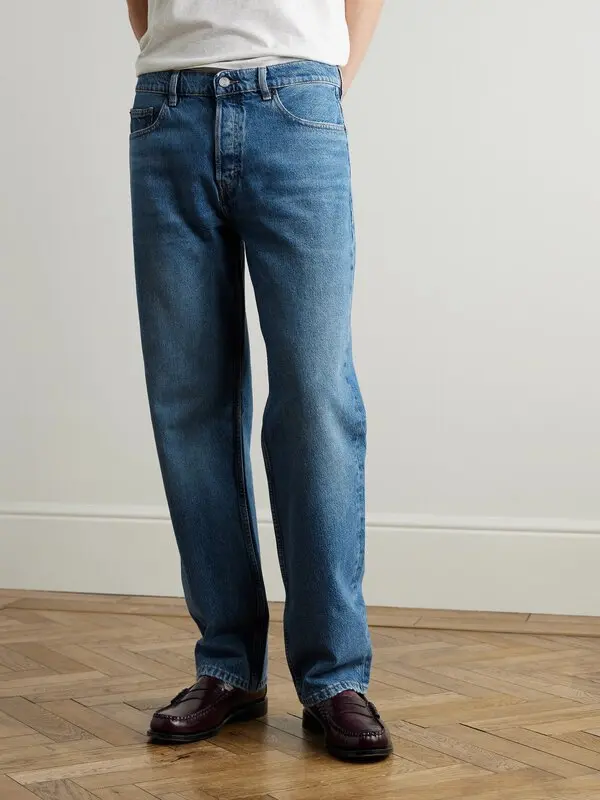 FRAME Relaxed Straight-leg Jeans