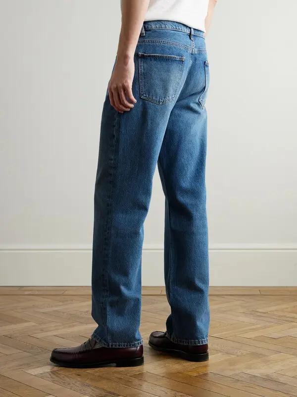 FRAME Relaxed Straight-leg Jeans