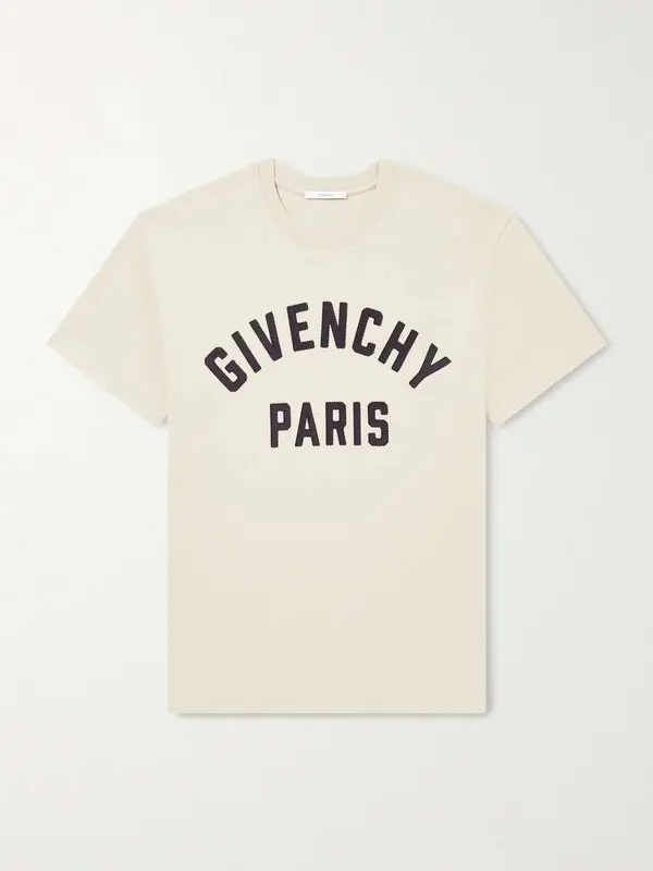 Givenchy Logo-appliquéd Cotton-jersey T-shirt