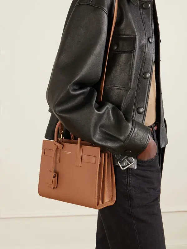 Saint Laurent Sac De Jour Nano Tote - Brown