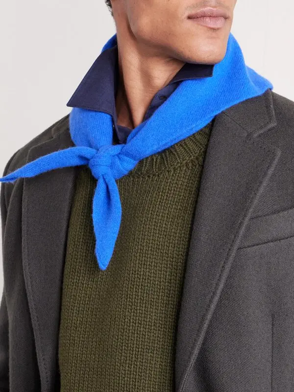 BODE Ribbed-knit Cashmere Sweater