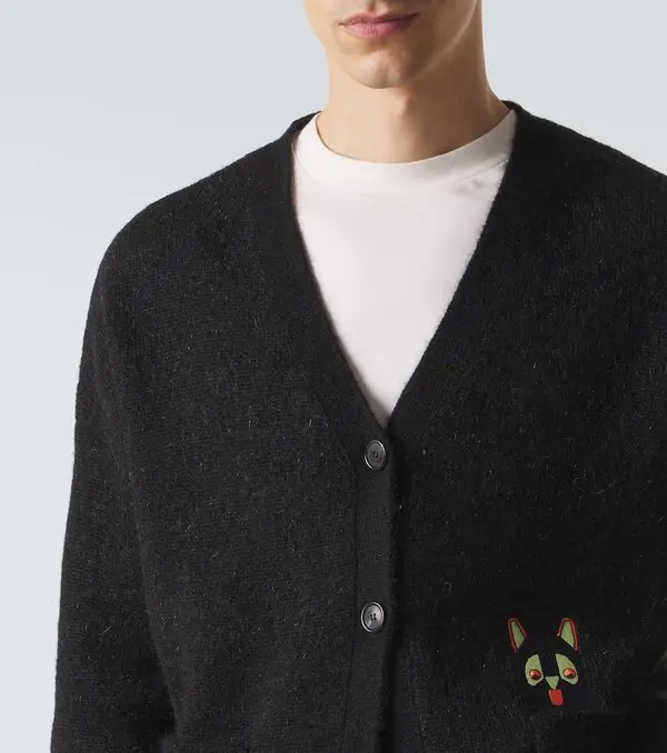 Loewe X Louis Wain Mohair-blend Cardigan