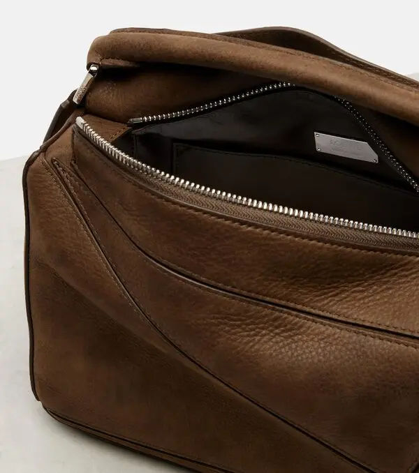 Loewe Small Puzzle Top-handle Bag - Brown