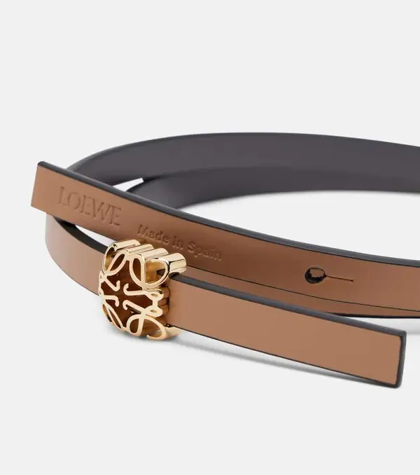Loewe Anagram Leather Belt