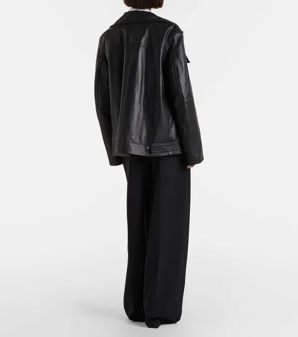Sportmax Pleated Low-rise Wide-leg Trousers