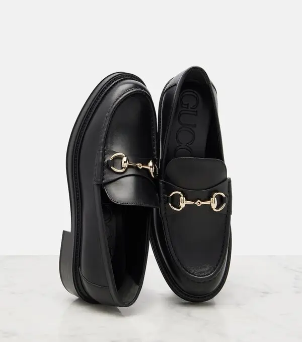 Gucci Horsebit Leather Loafers