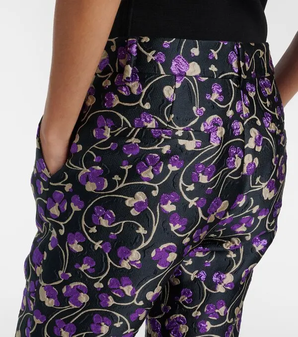 La DoubleJ 24/7 Honeysuckle Jacquard Straight Pants