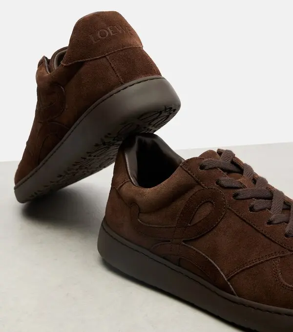 Loewe Jambo Suede Sneakers - Brown