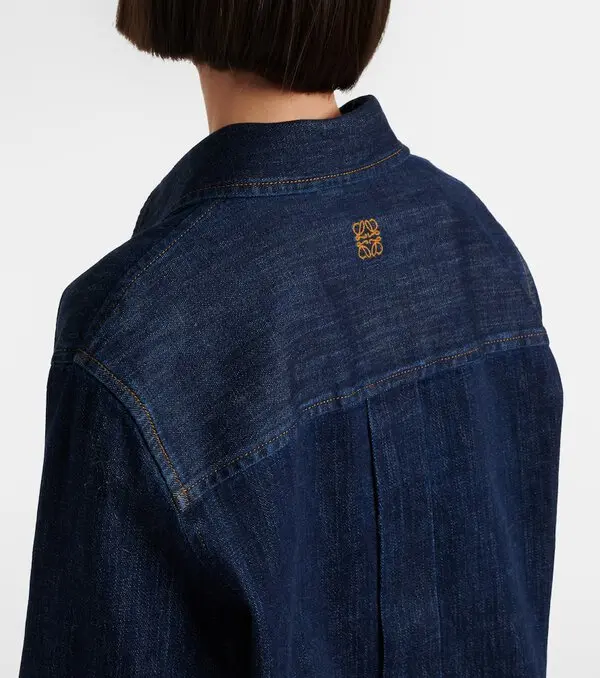 Loewe Gathered Denim Shirt