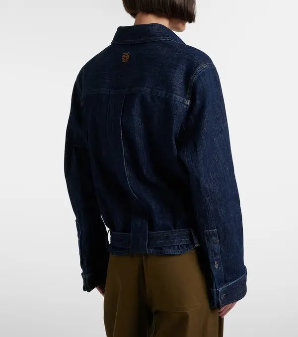 Loewe Gathered Denim Shirt