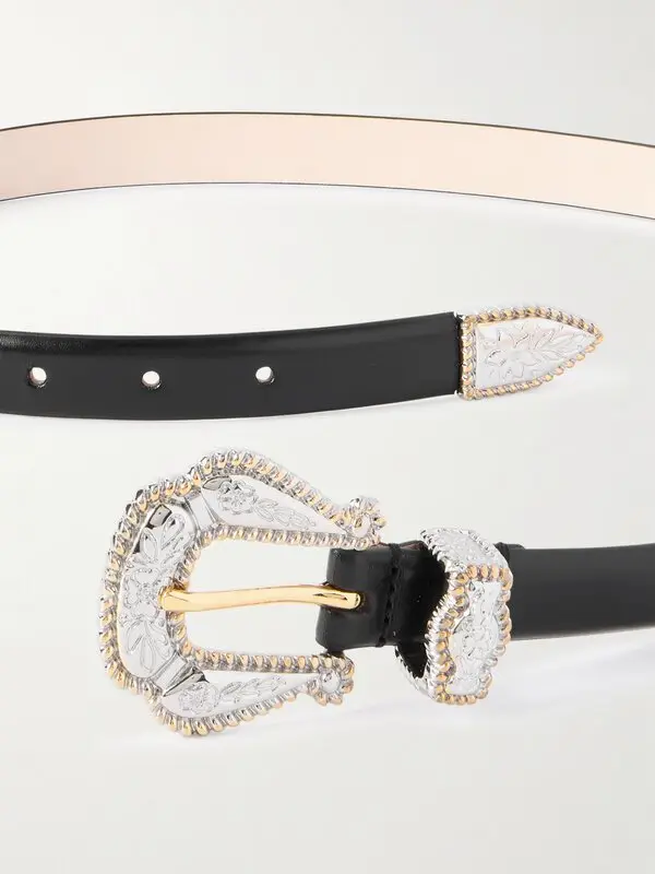 DEHANCHE Santo Leather Belt - Black