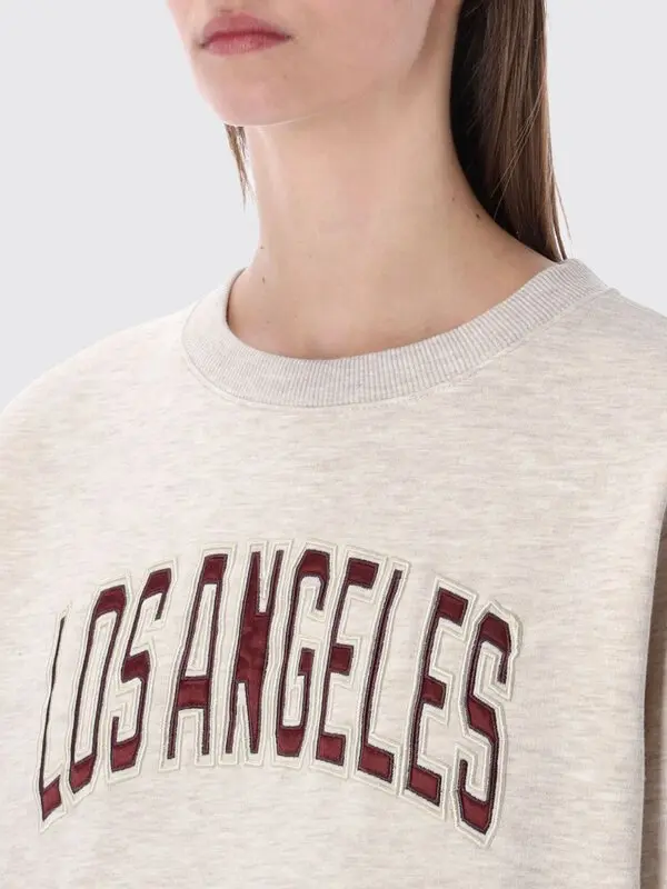 ANINE BING Los Angeles" Sweatshirt - Beige