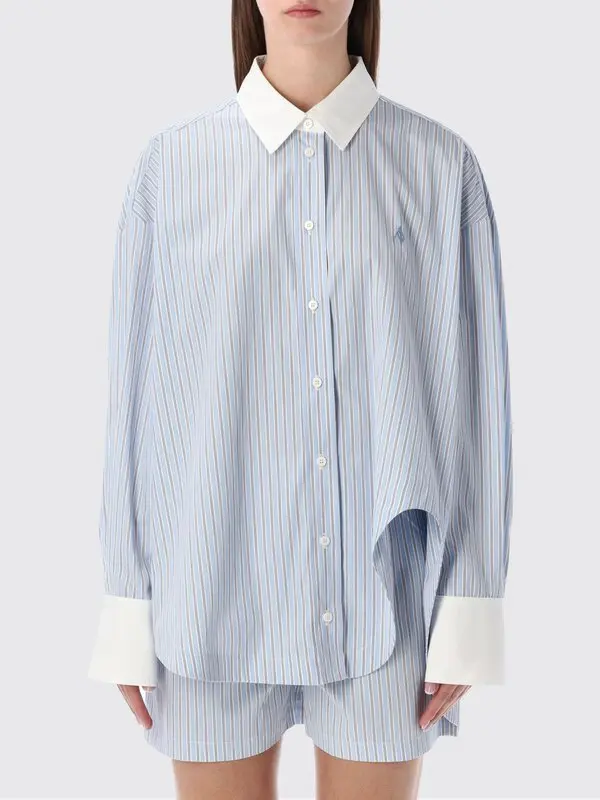 Attico Striped Shirt - Blue