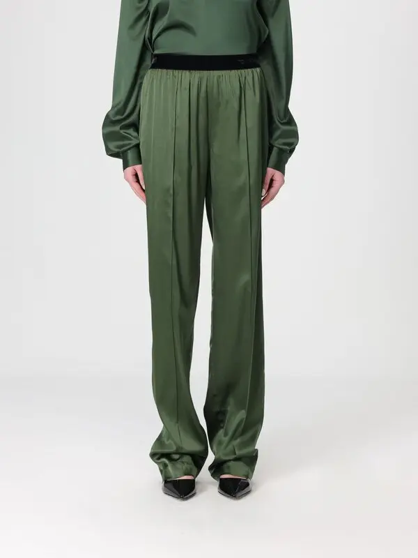 TOM FORD Tailored Trousers - Moss Green