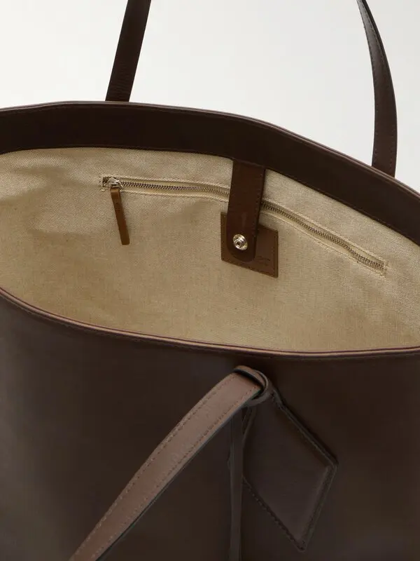 LIFFNER Sprout Leather Tote - Brown