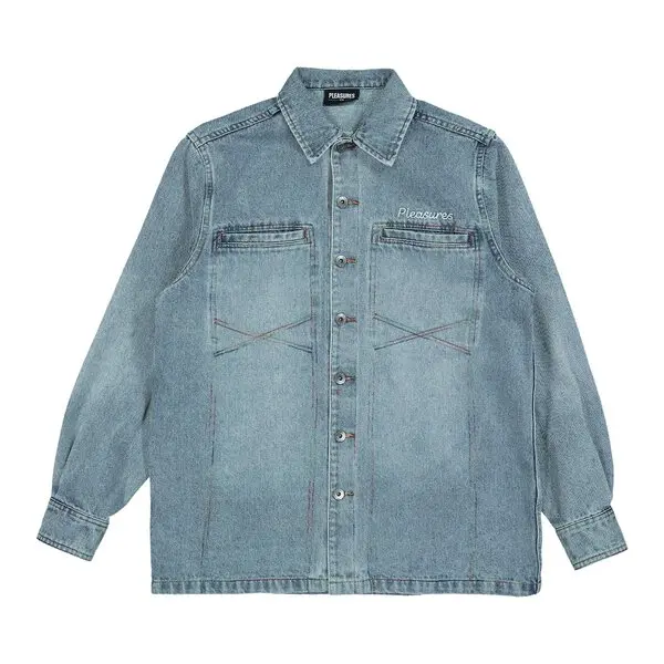 PLEASURES Mentor Denim Work Jacket