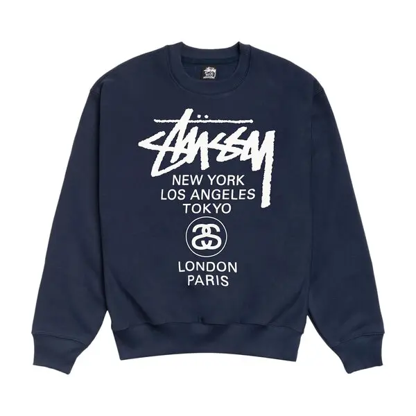 StÜssy World Tour Crewneck