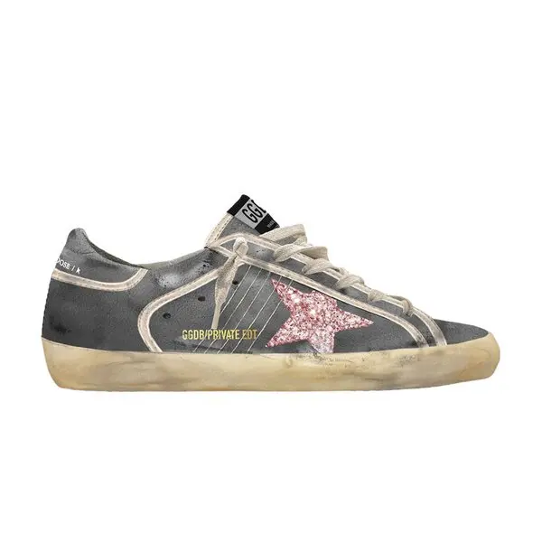 GOLDEN GOOSE Superstar Glitter Star Sneakers - Grey