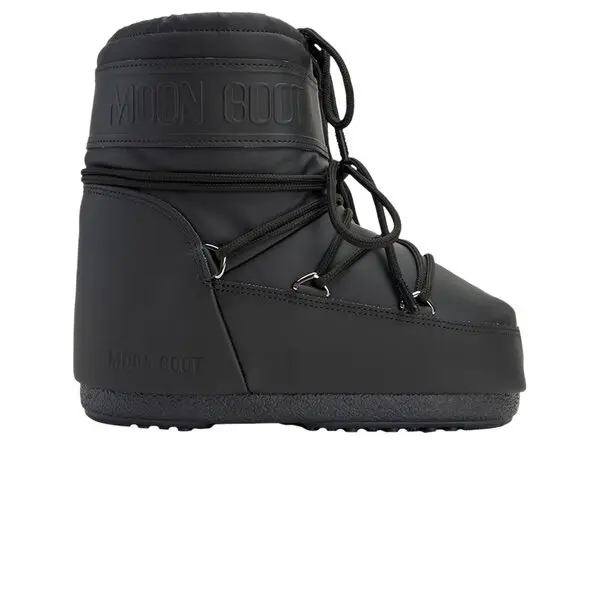 Moon Boot Icon Rubber Low Boot - Black