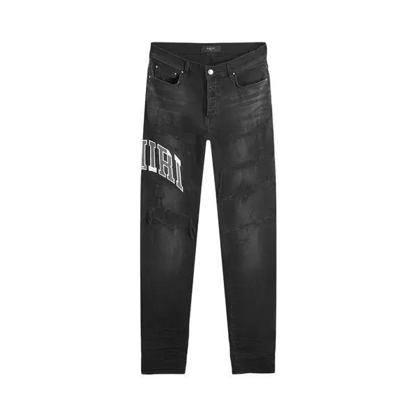 Amiri Varsity Logo Repair Jean