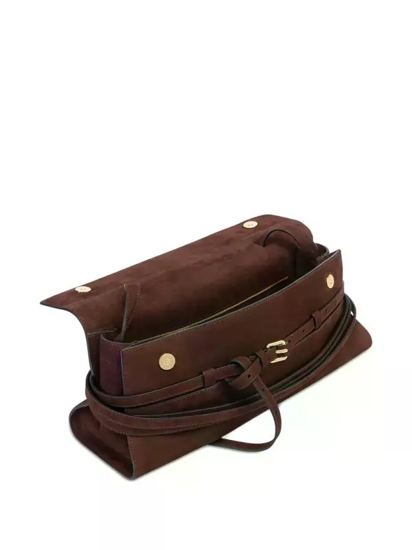 Moschino Tie Me Shoulder Bag - Brown