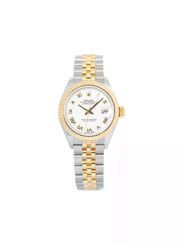 CARTIER Yellow Gold Roman 31mm Datejust Watch - Silver