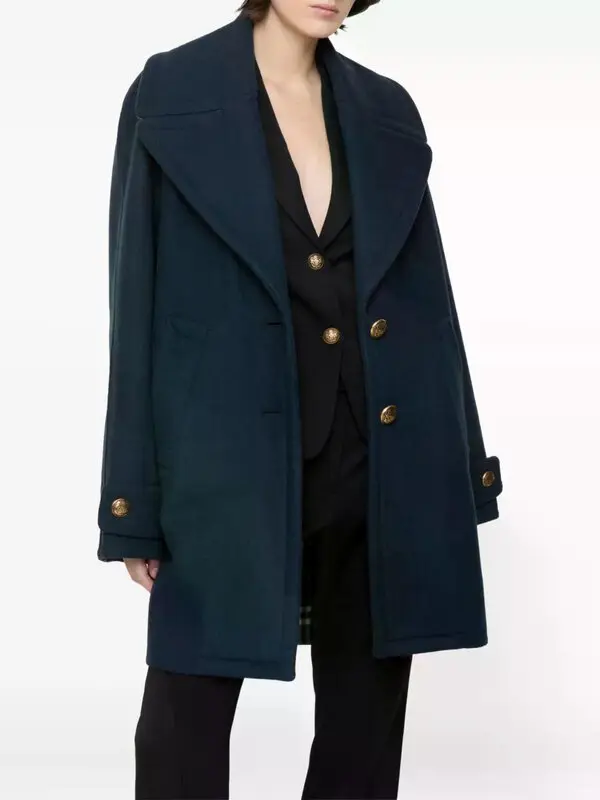 Burberry Button-fastening Coat