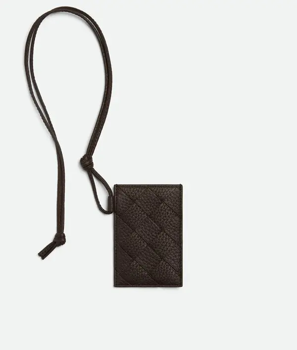 Bottega Veneta Intrecciato Badge Holder - Fondant