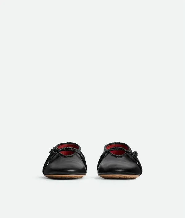 Bottega Veneta Rosa Mary-jane Ballerina - Black
