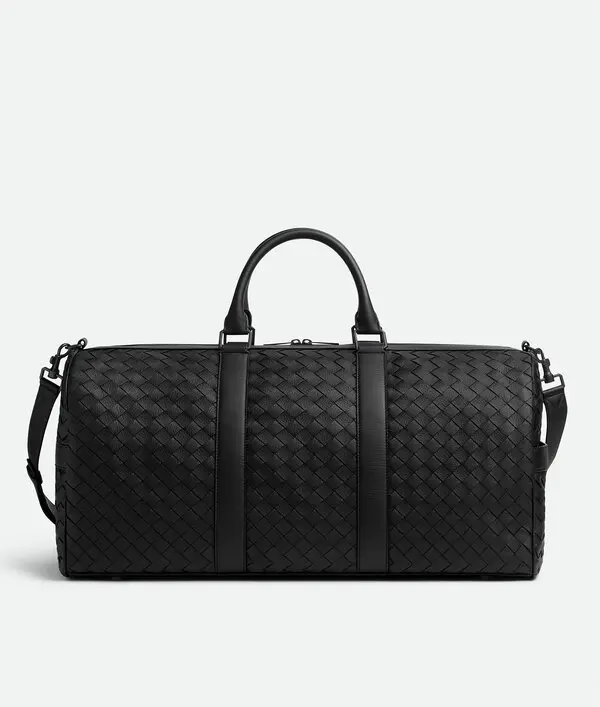 Bottega Veneta Intrecciato Cabin Duffle - Black