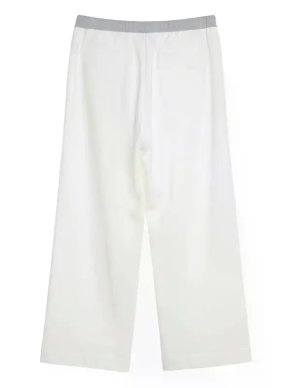 Brunello Cucinelli Cotton Track Pants - White