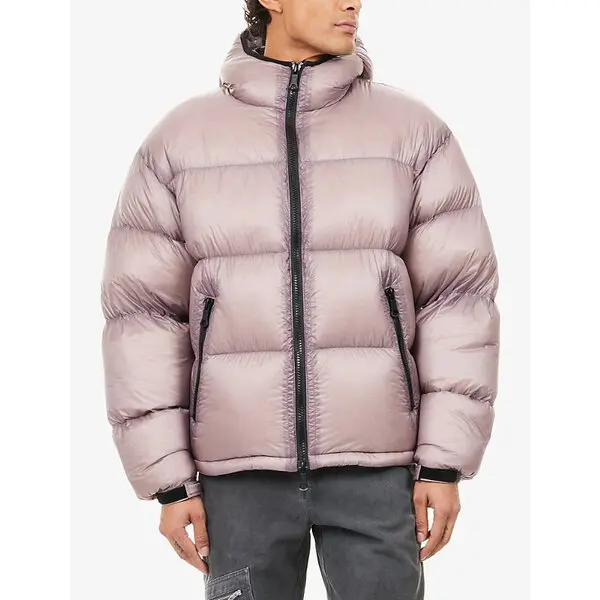 MKI MIYUKI ZOKU Bubble Hooded Padded Shell-down Jacket - Lilac