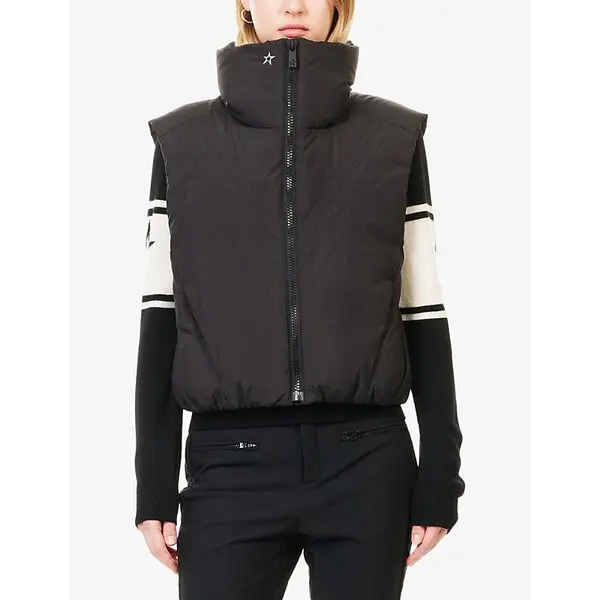 Perfect Moment Chevron Padded Shell-down Gilet