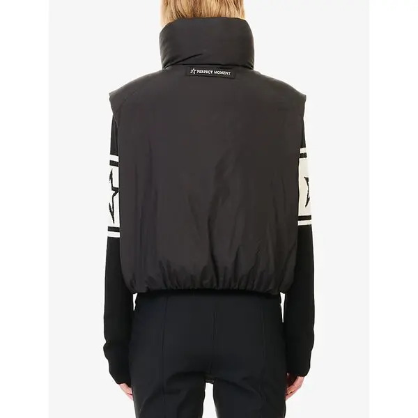 Perfect Moment Chevron Padded Shell-down Gilet