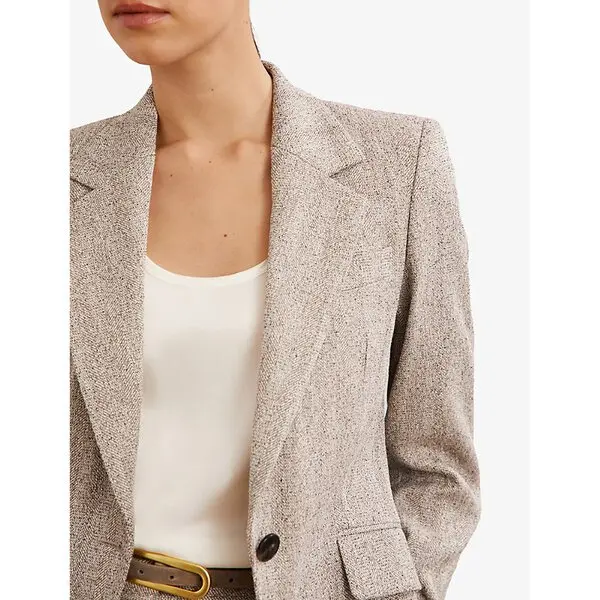 REISS Isla Single-breasted Blazer